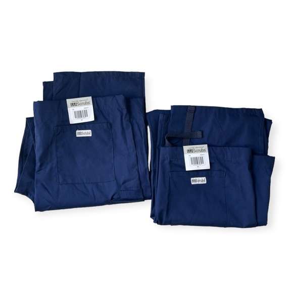 UA Scrubs | Pants | Nwt 2 Pairs Ua Advantage Navy Blue Colored Ua ...